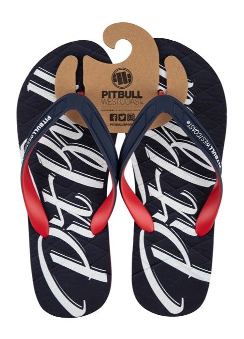 El Jefe Flip-Flops - Navy - Pitbull Clothing