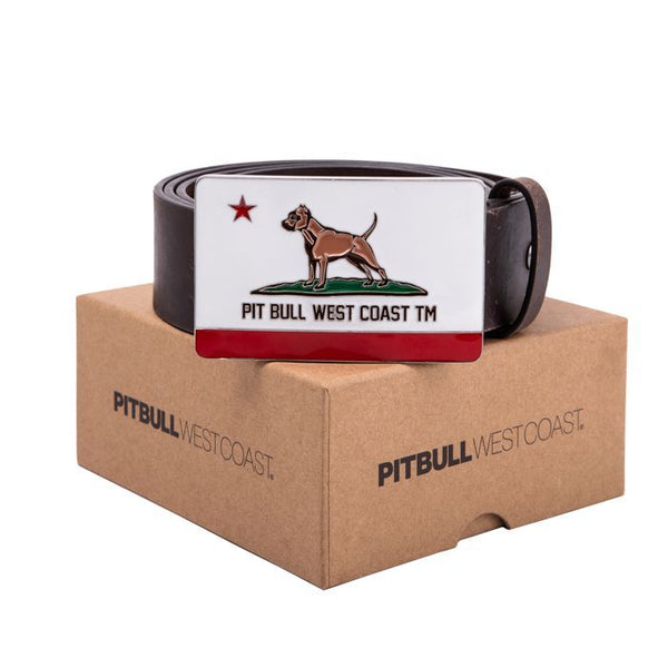 Leather belt California Dog - Pitbull Clothing